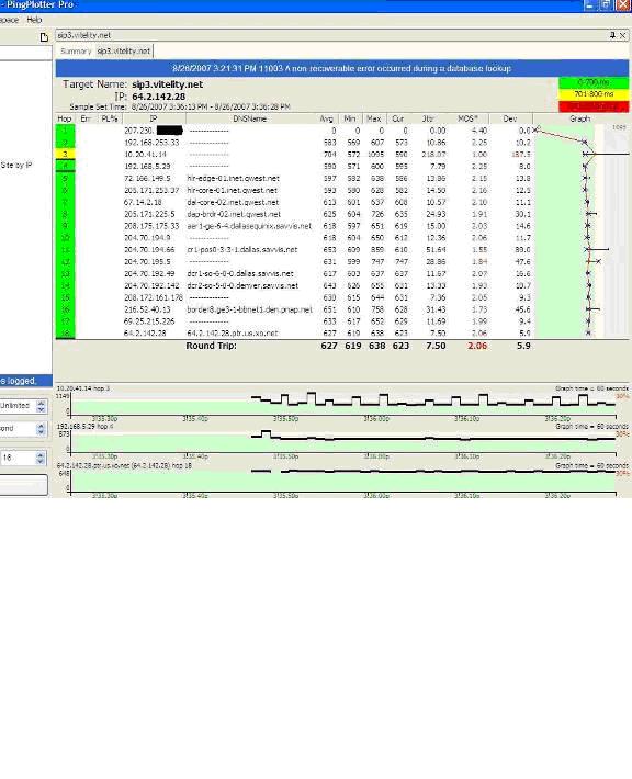 Ping Plotter Pro Jitter help understanding data | PingPlotter Support